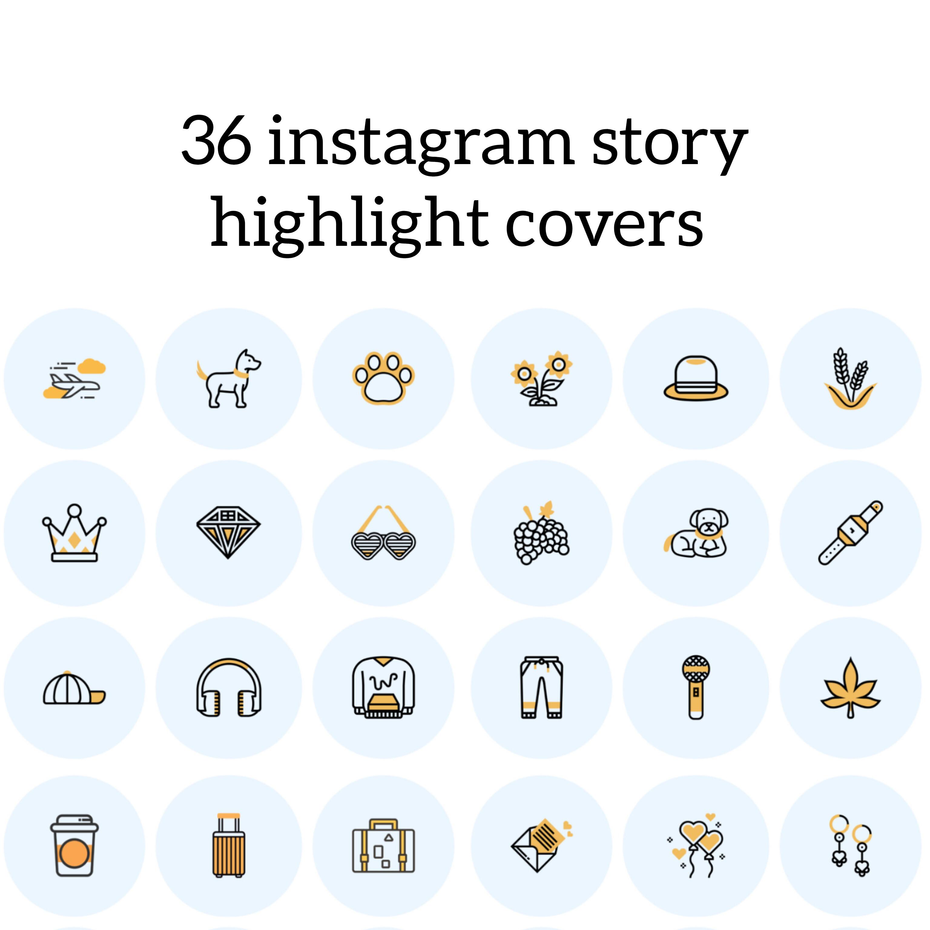 36 Blue Instagram Highlight Icons. Mustard Instagram Highlig | Inspire ...