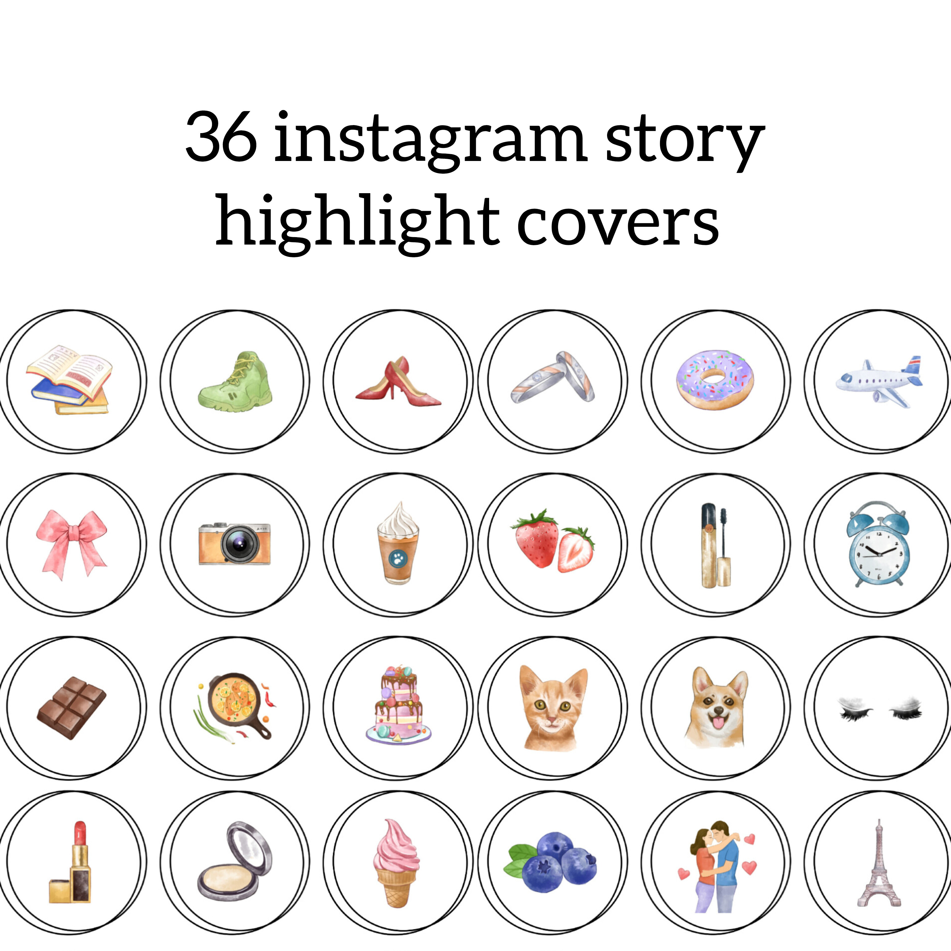 36 Women Instagram Highlight Icons. Style Instagram Highligh | Inspire ...