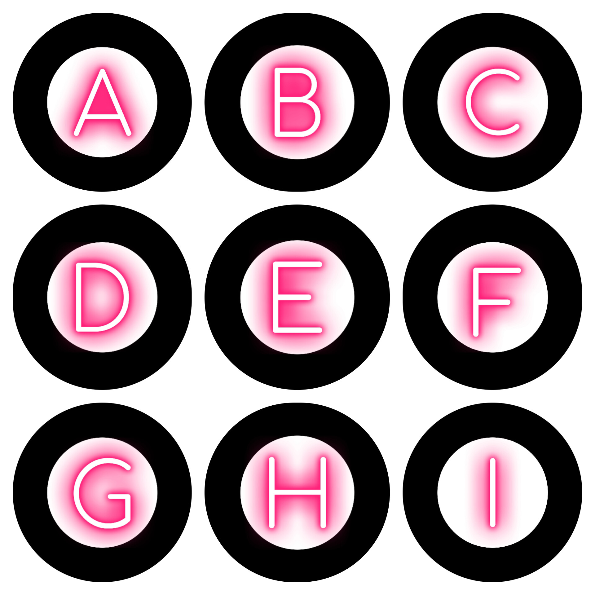 26 english alphabet instagram highlight covers. Black and pi | Inspire ...