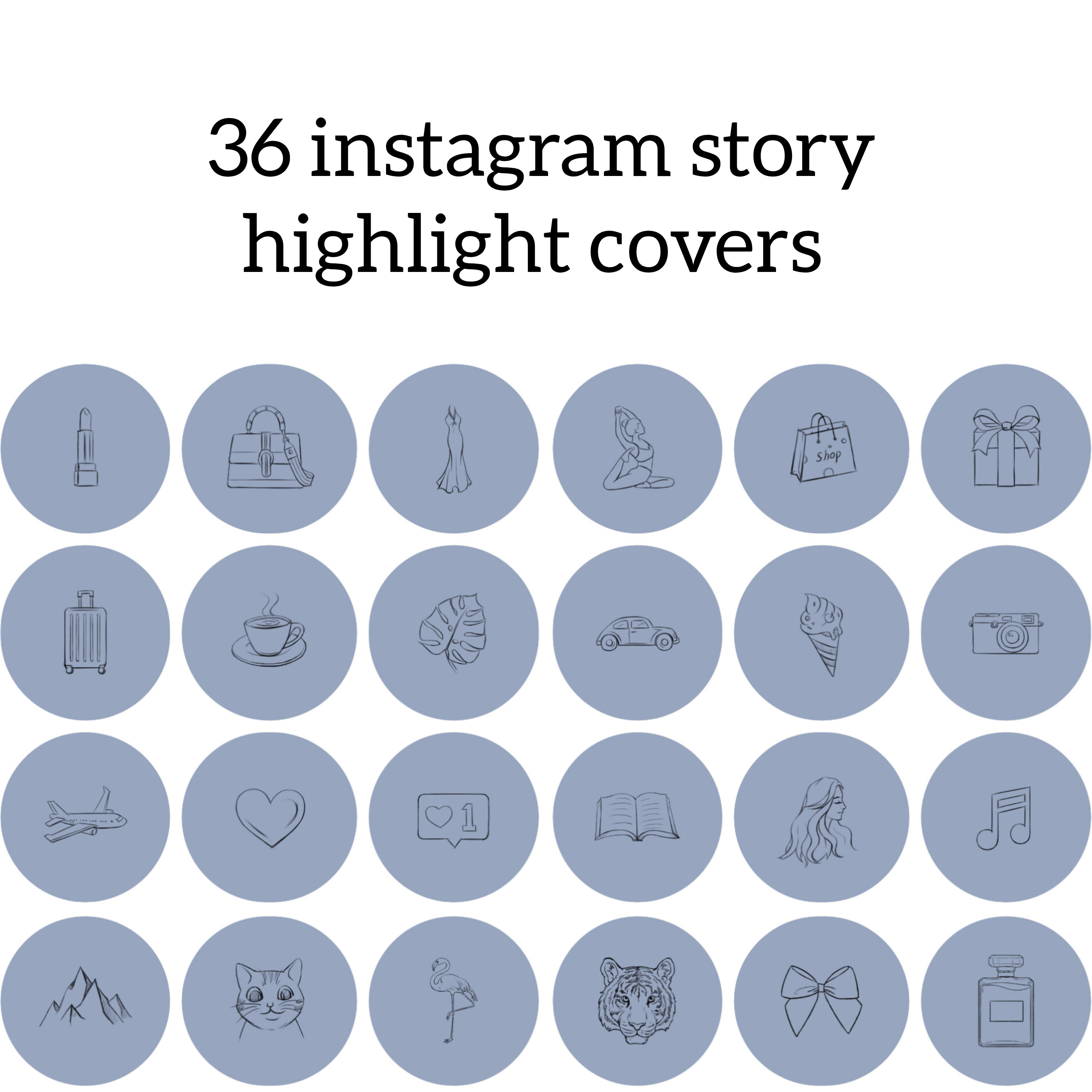 36 Blue Instagram Highlight Icons. Style Instagram Highlight | Inspire ...