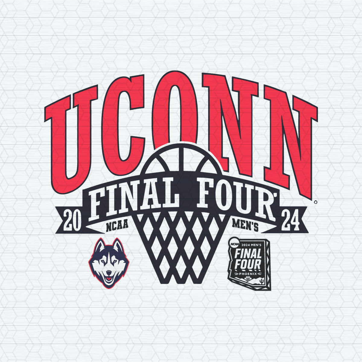 Uconn Final Four 2024 Mens Basketball SVG - Inspire Uplift