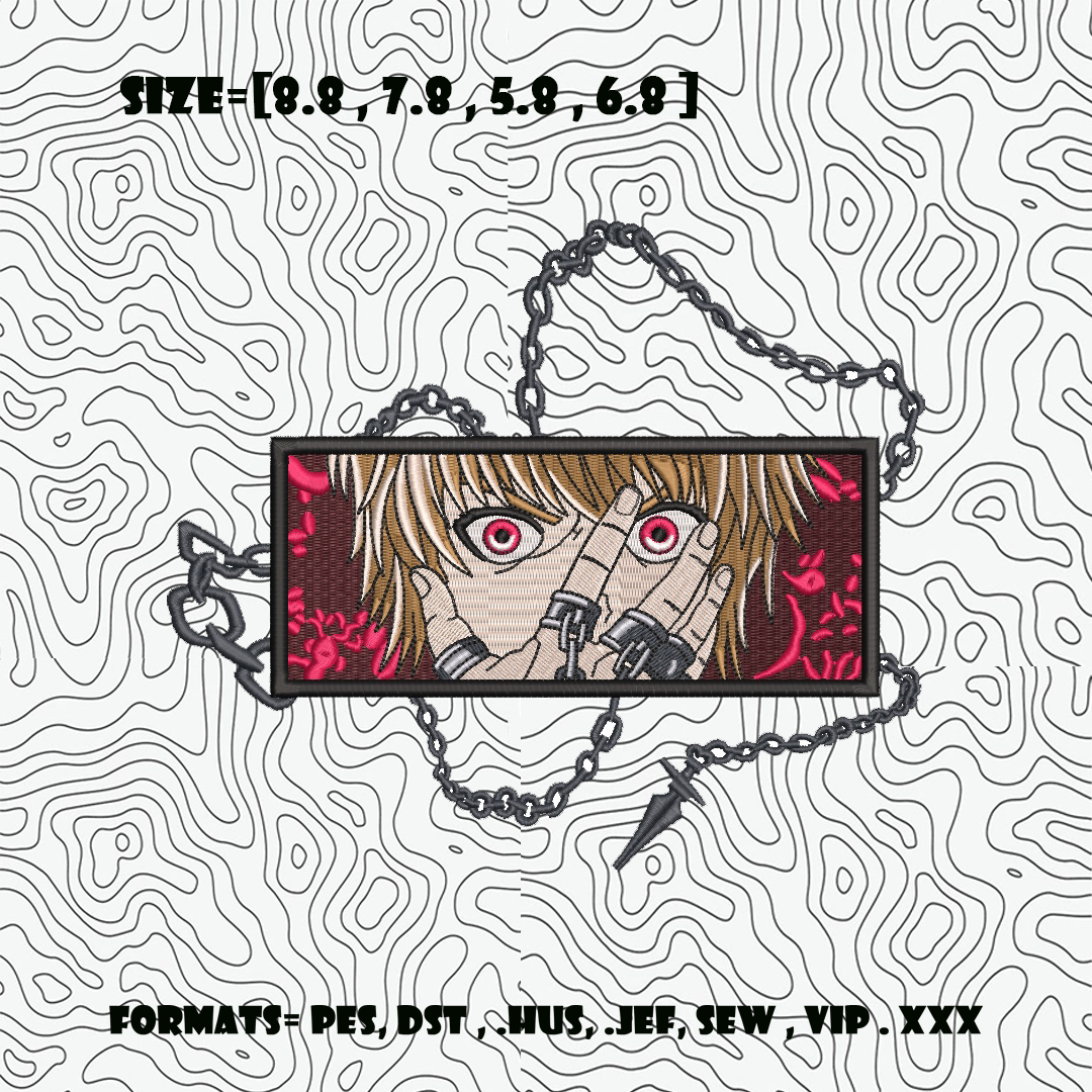 Kurapika Embroidery Design File, Hunter x Hunter Anime Embro | Inspire ...