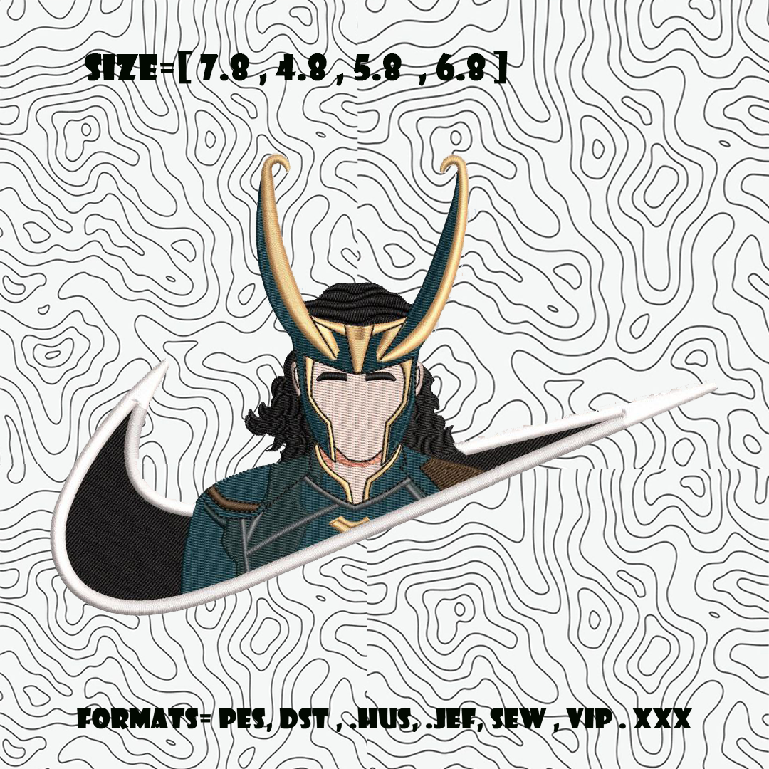 Loki Embroidery Design File, Marvel Embroidery Design, Machi | Inspire ...