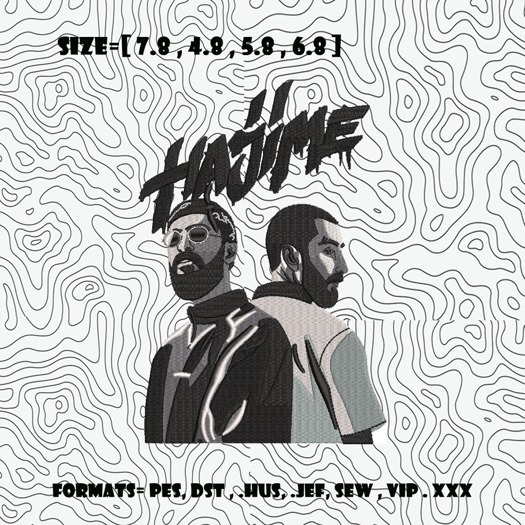 Miyagy Embroidery design file pes, Russian Rap embroidery de | Inspire ...