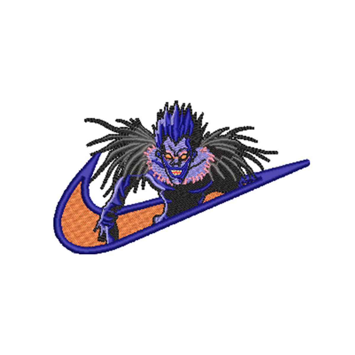 Nike Logo x Ryuk Embroidery Design Death Note Embroidery Fil | Inspire ...