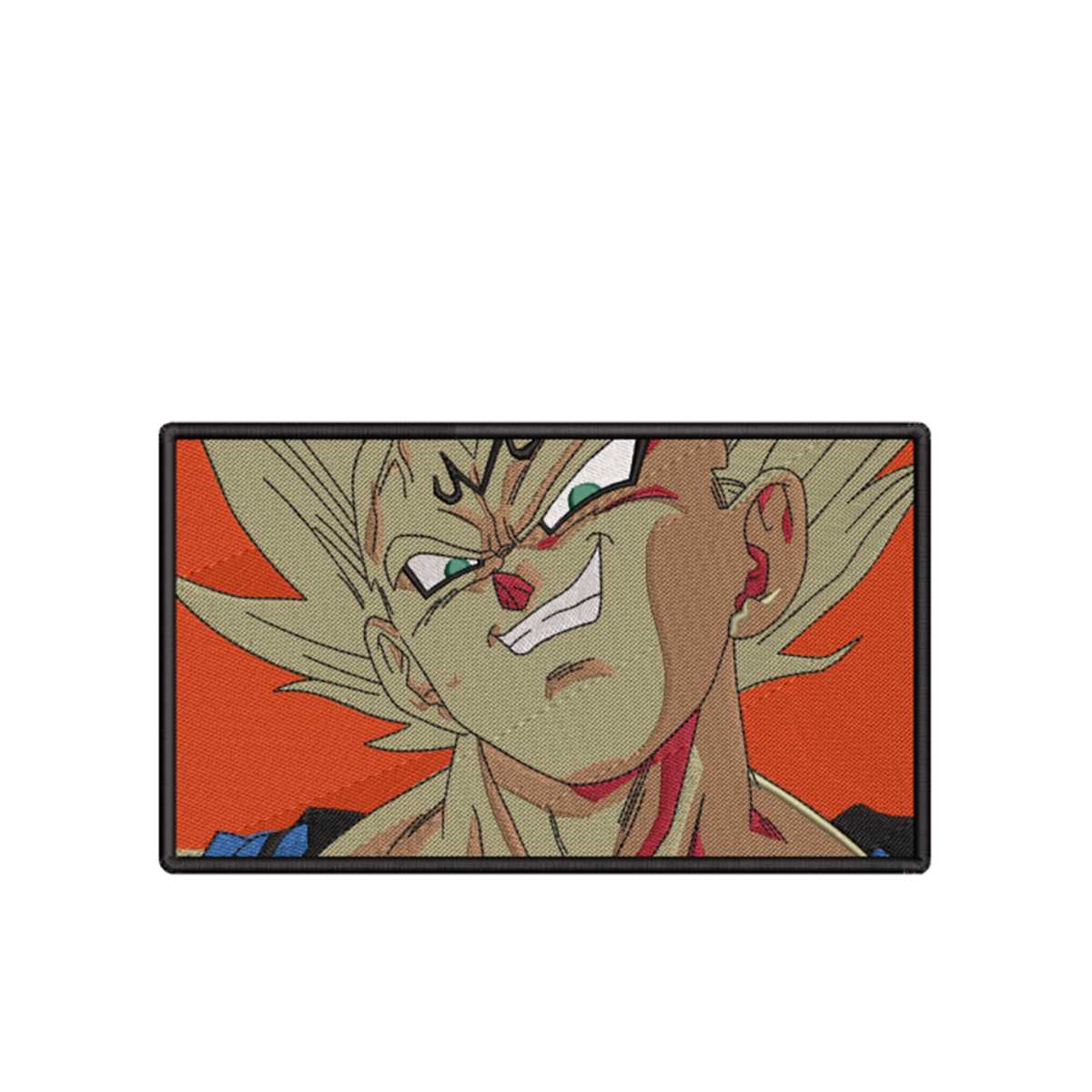 Majin Vegeta Orange Embroidery Design Anime Dragon Ball | Inspire Uplift