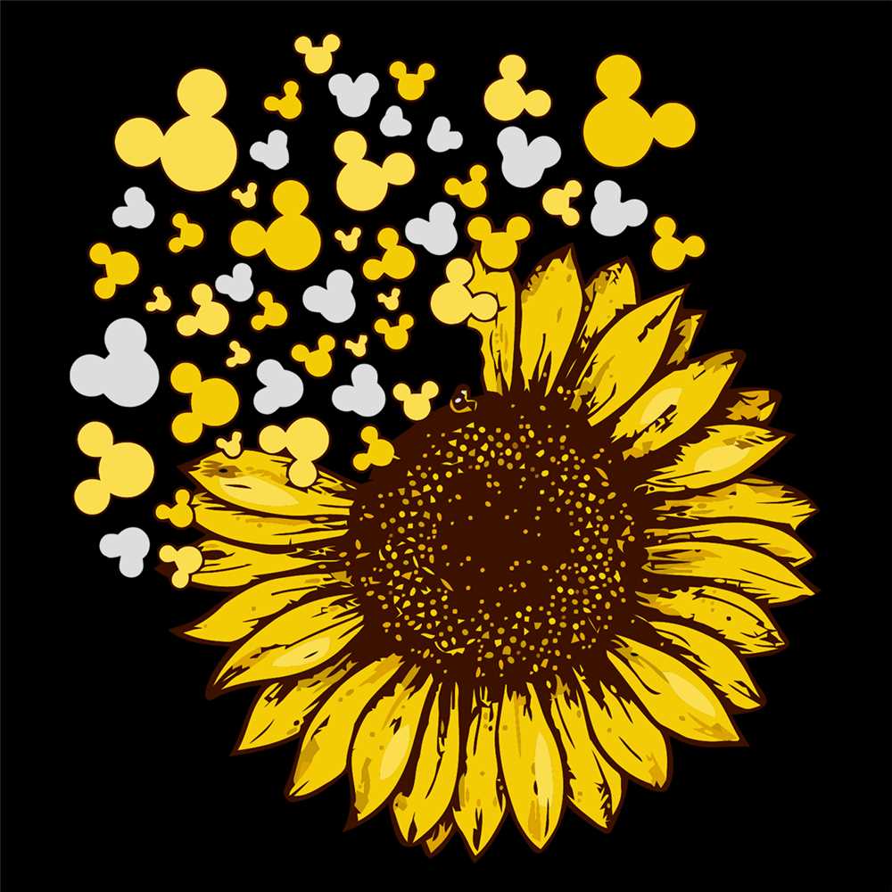 Sunflower Minnie Svg, Disney Mouse Svg, Minnie mouse Svg,Sun | Inspire ...