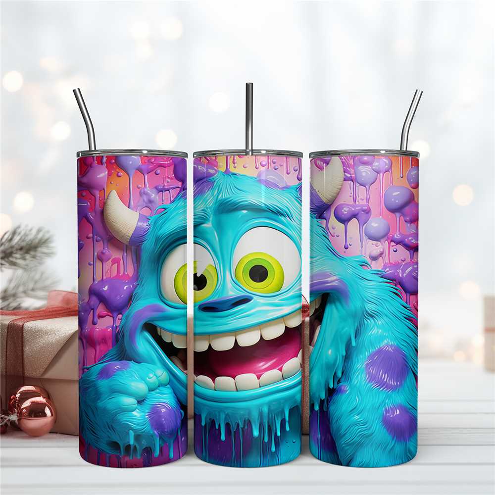 Sulley Monster Disney Wrap 20oz, Monster Company Design, 20o | Inspire ...