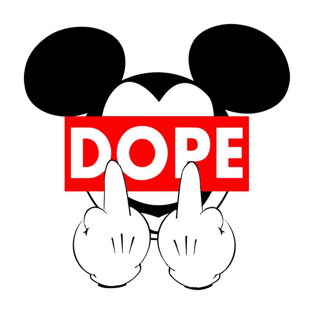 Dope mickey middle finger svg, Disney Svg, Mickey Mouse Svg, | Inspire ...