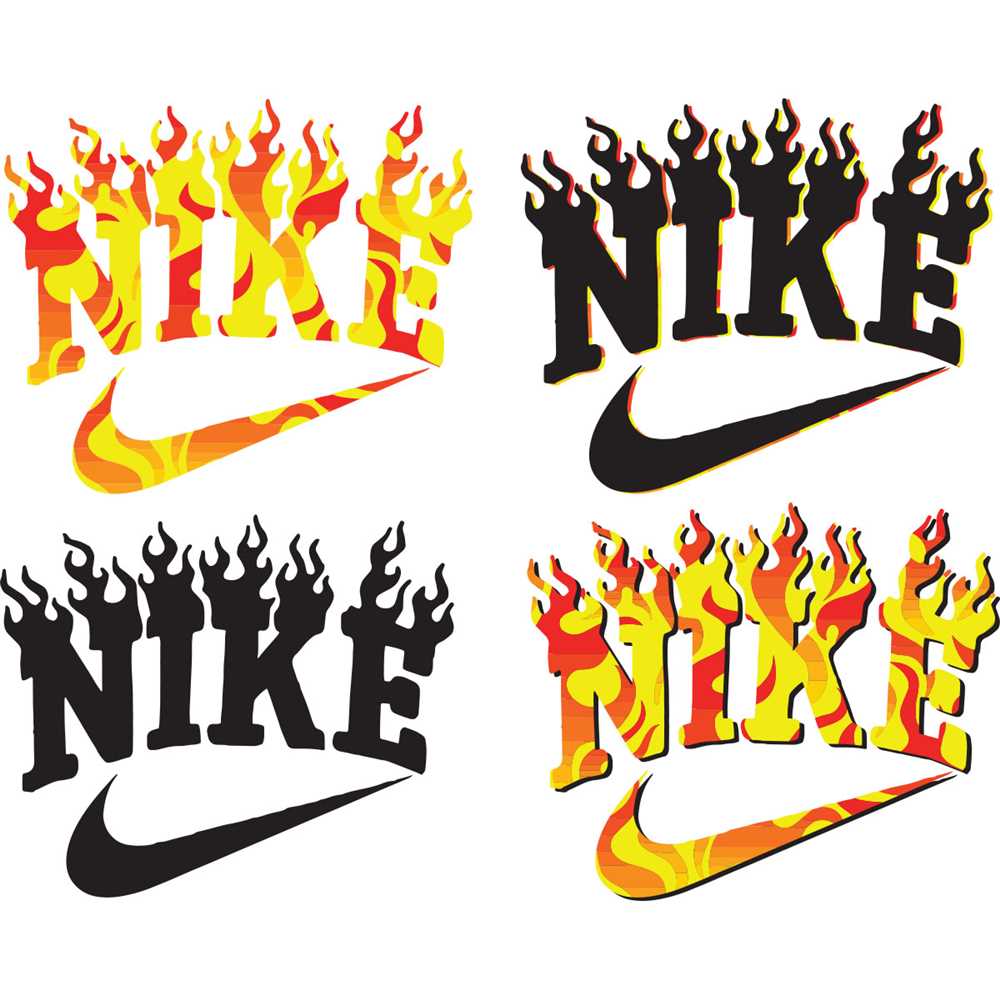 Fire Nike Logo Svg Bundle, Trending Svg, Nike Logo Svg, Nike - Inspire ...