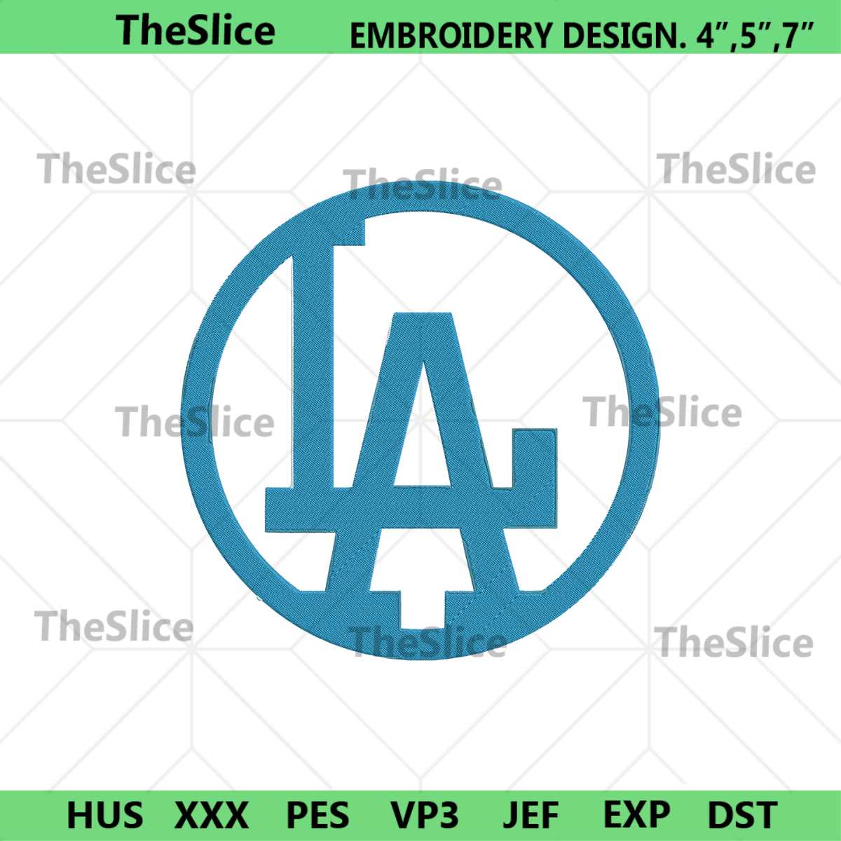 LA Baseball Logo Embroidery Instant Download, LA Logo Embroi | Inspire ...