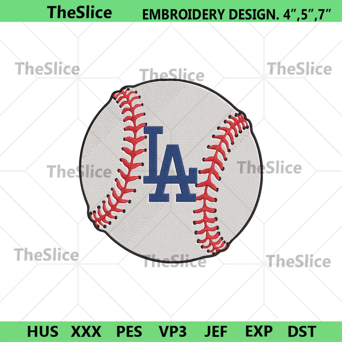 LA Symbol Machine Embroidery, LA Embroidery Design | Inspire Uplift