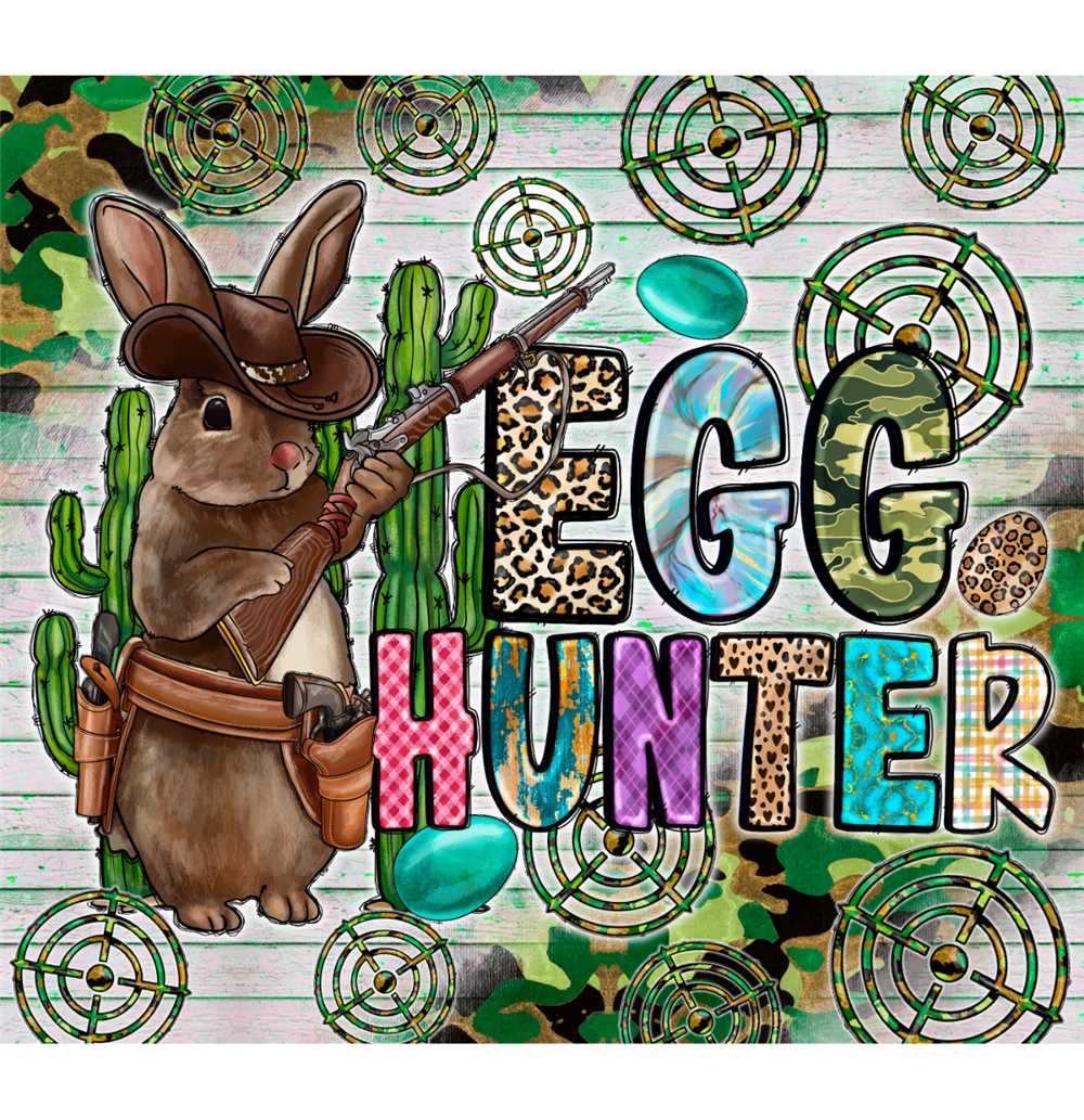 Wrap Egg Hunter Png Rabbit Hunter Png Instant Download | Inspire Uplift