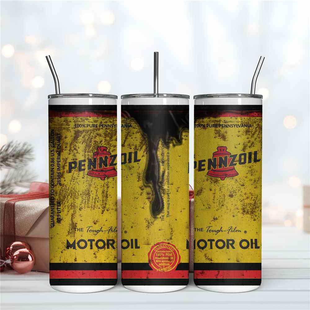 Pennzoil Motor Oil 20Oz Tumbler, Pennzoil Sublimation Design | Inspire ...