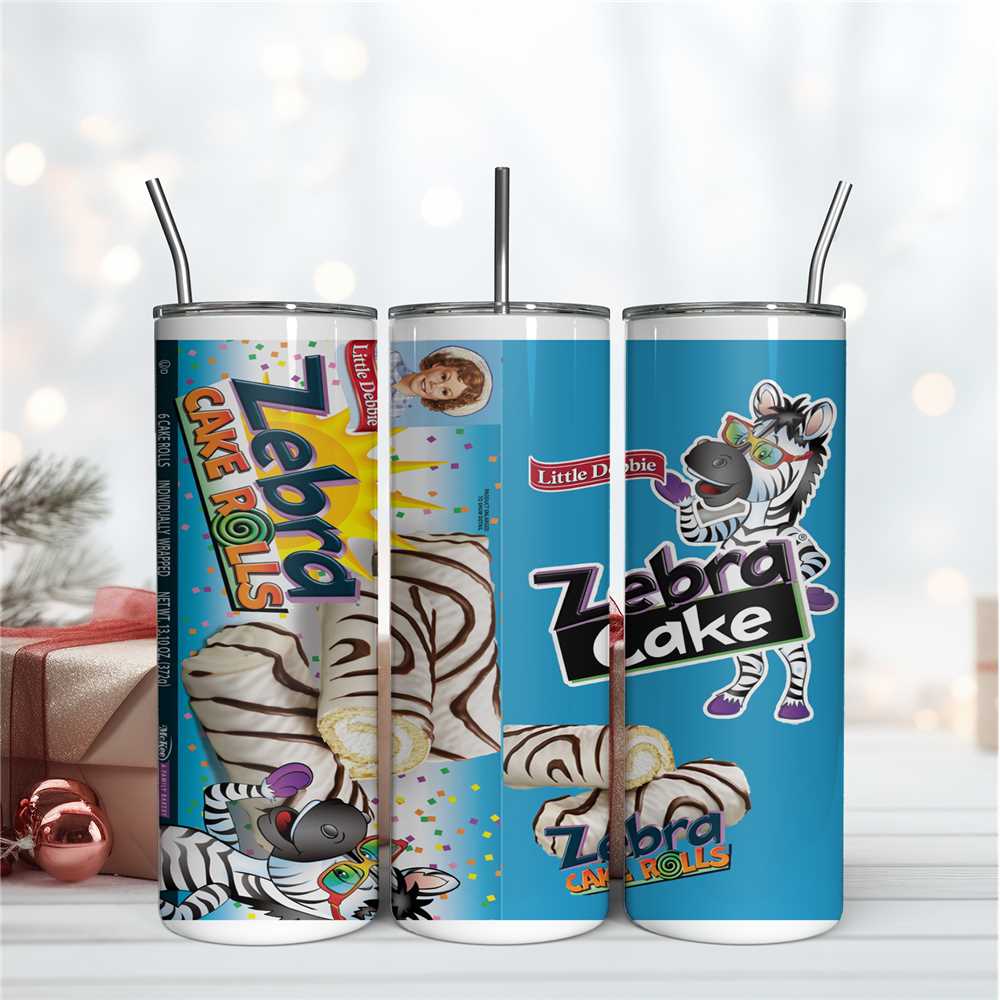 Zebra Cake Rolls 20Oz Tumbler Wrap Sublimation Design, 20OZ | Inspire ...