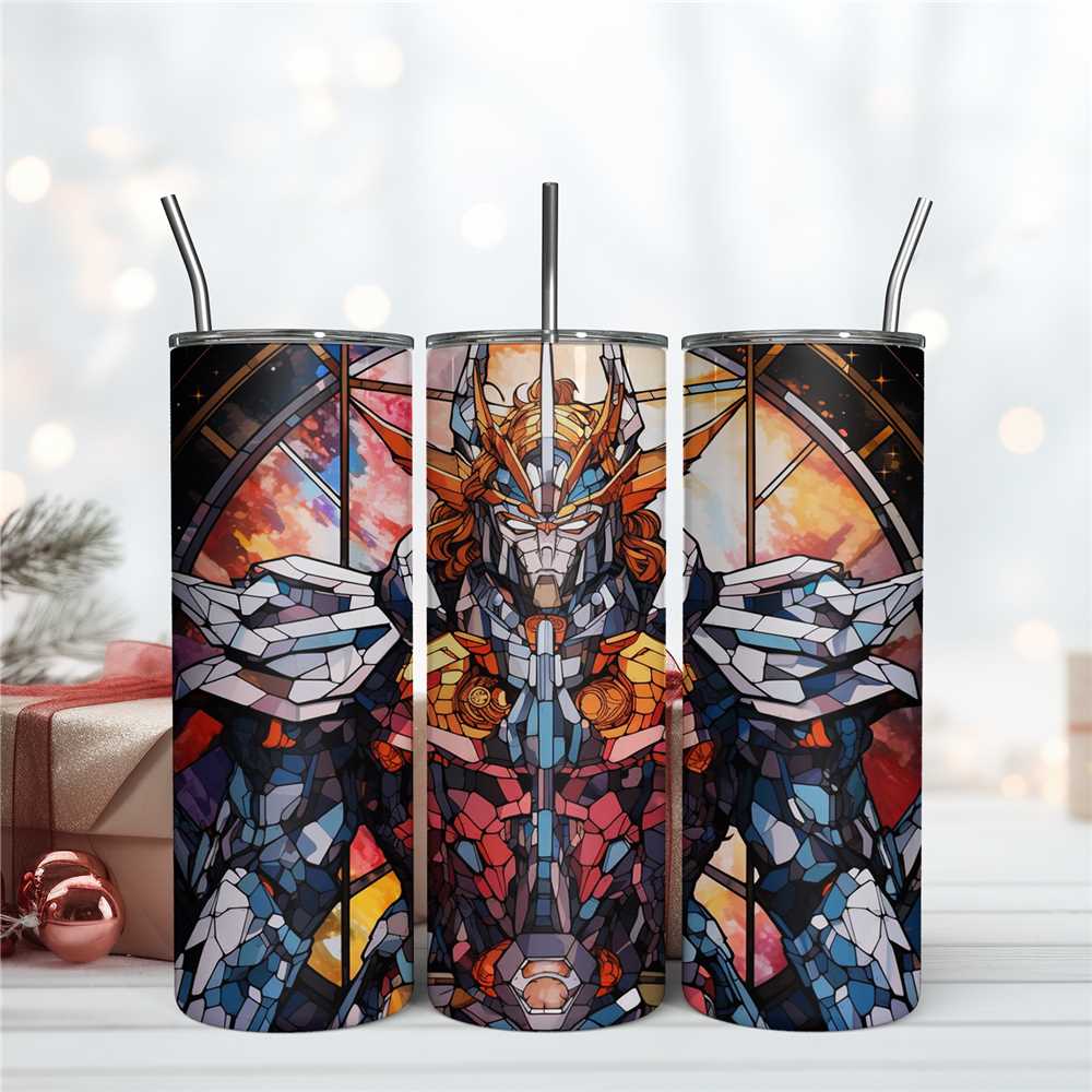 Transformer Stained Glass Tumbler Design 20oz Digital Downlo | Inspire ...