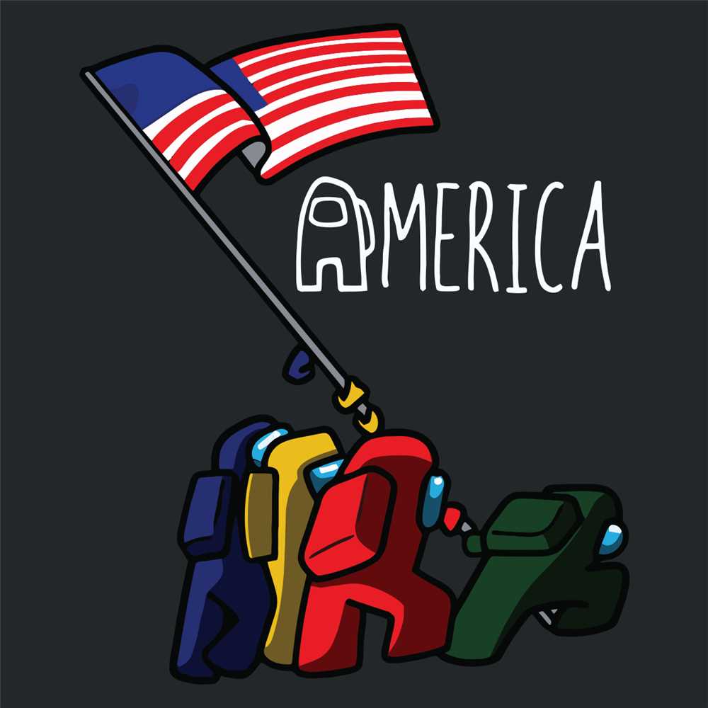 Among Us America Flag Svg, Among Us Svg, America Flag Svg, A - Inspire ...