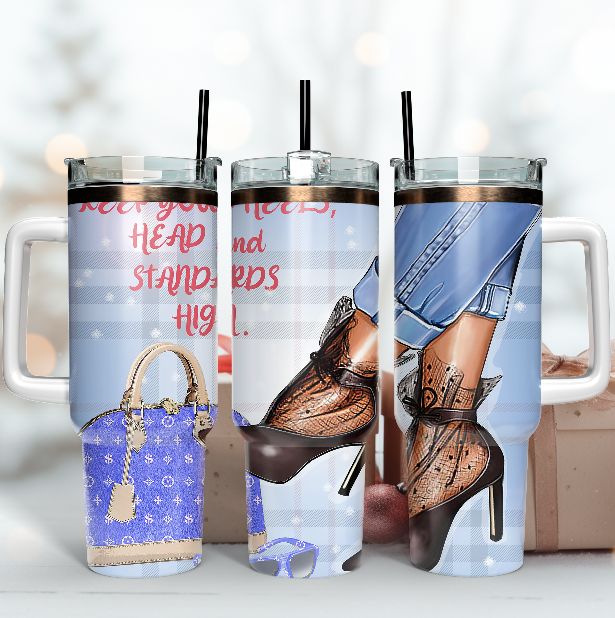 Fashion Legs 40Oz Tumbler Wrap Wrap, Brand Logo Tumbler | Inspire Uplift