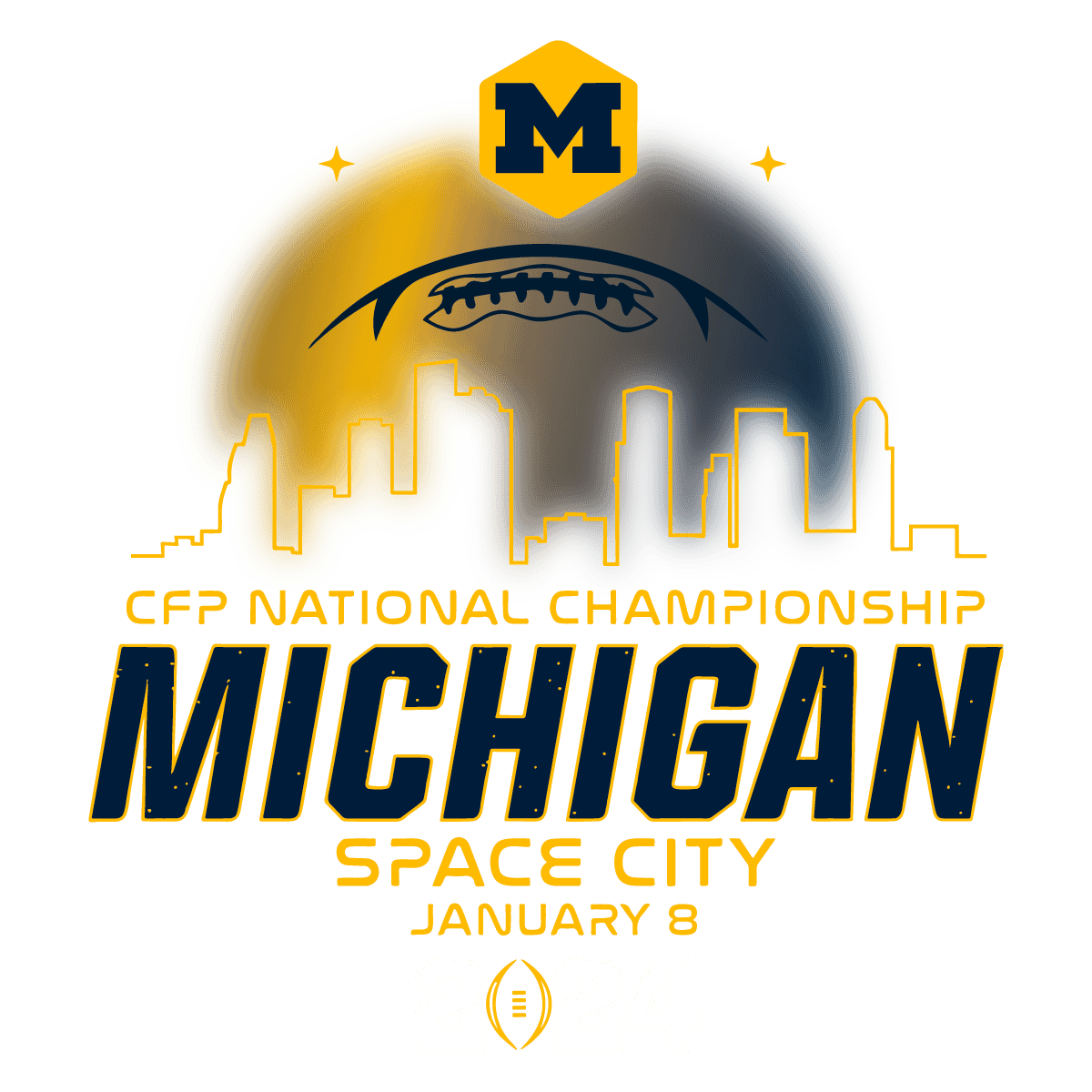 National Championship 2024 Michigan Space City SVG - Inspire Uplift