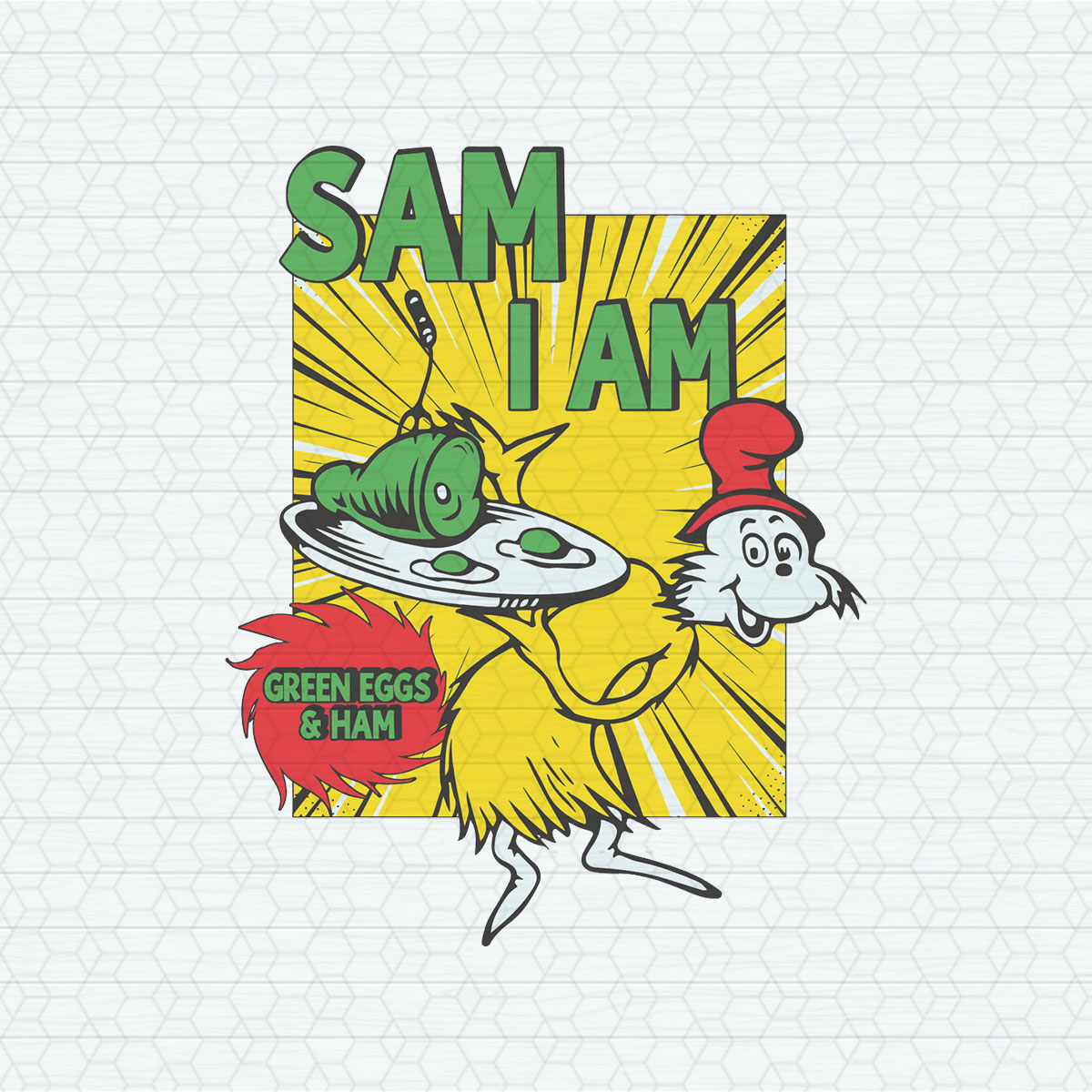 Sam I Am Green Eggs And Ham SVG | Inspire Uplift