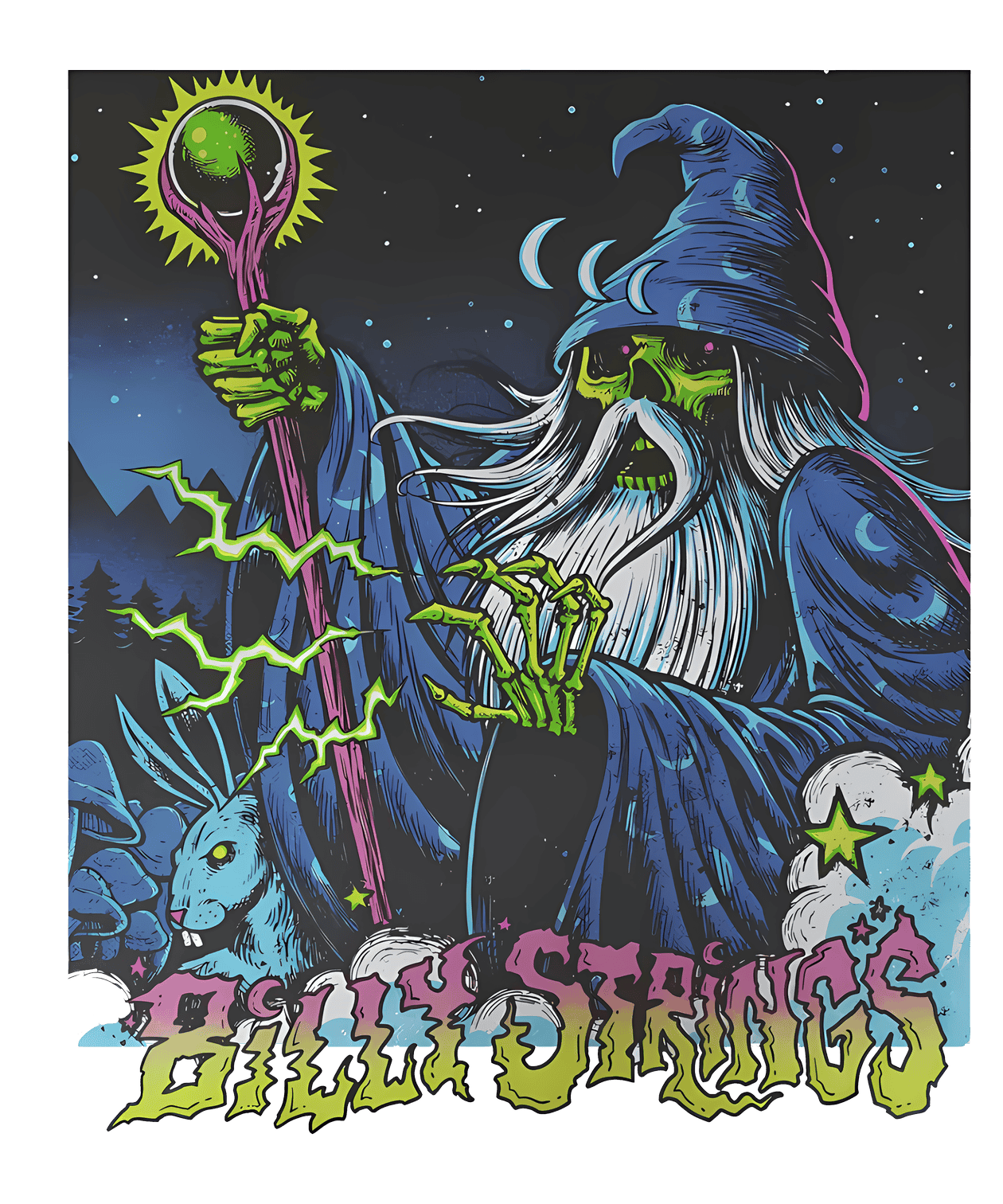 Vintage Billy Strings Tour 2024 PNG - Inspire Uplift