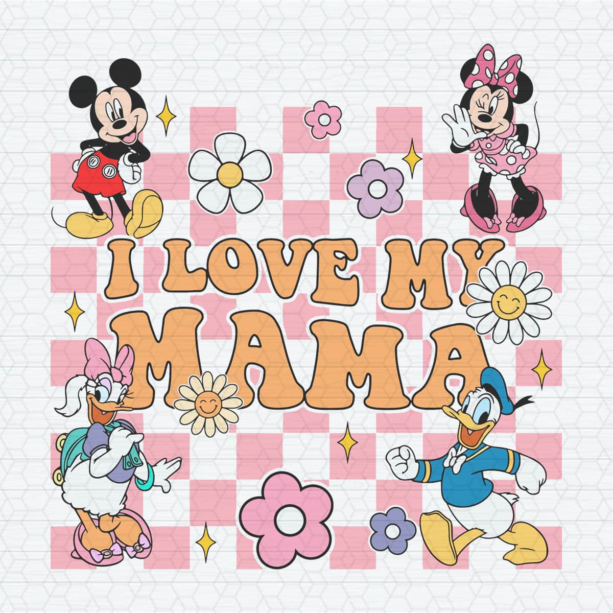 I Love My Mama Mickey Mouse And Friends SVG - Inspire Uplift