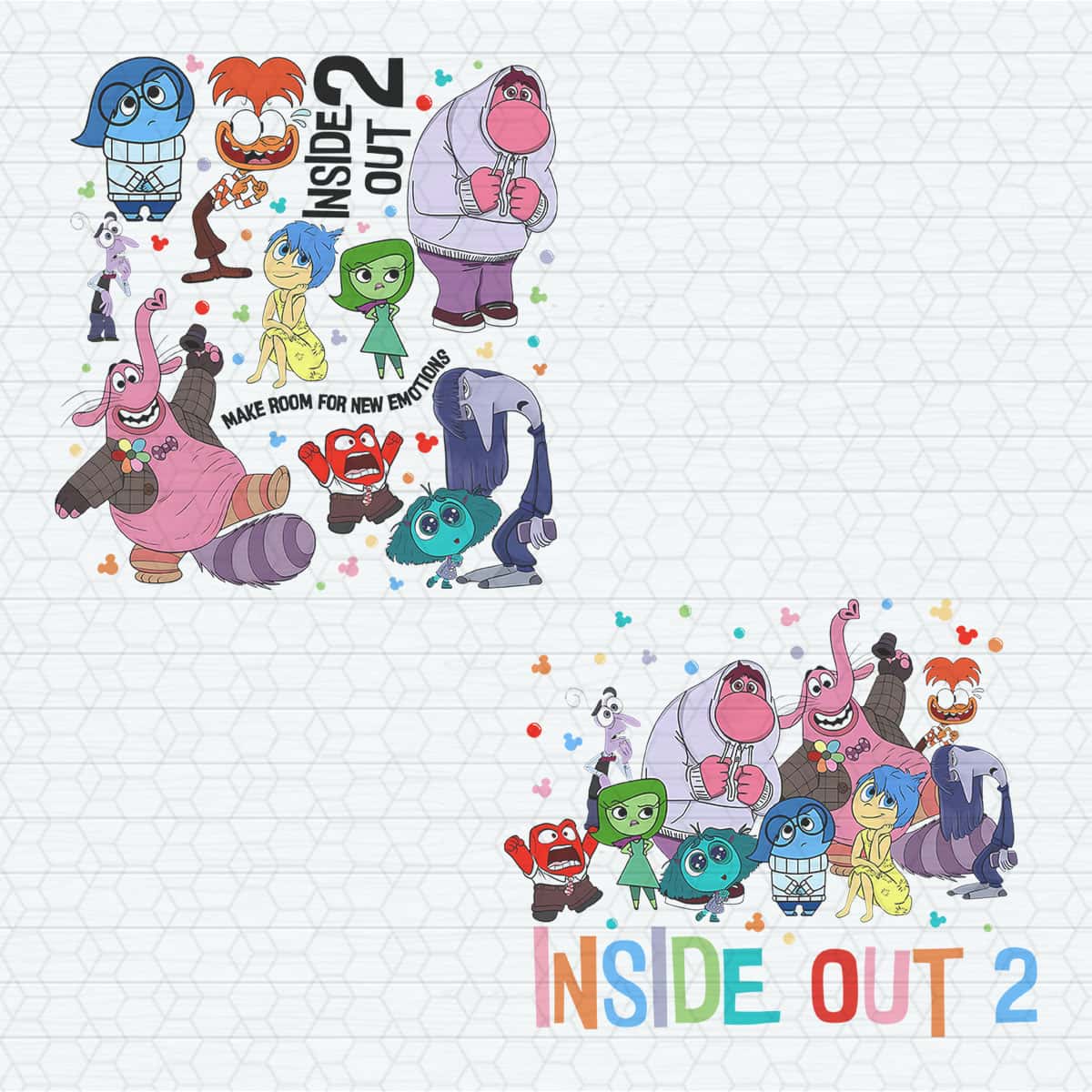 Inside Out 2 Make Room For New Emotions PNG1 | Inspire Uplift