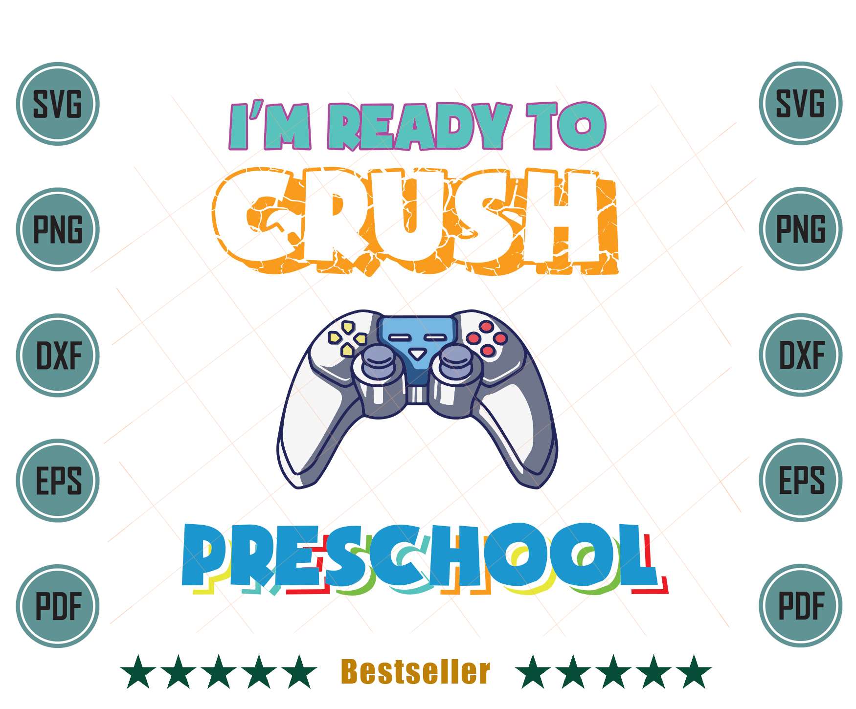 Im Ready To Crush Preschool Back To School Video Game Boys S | Inspire ...