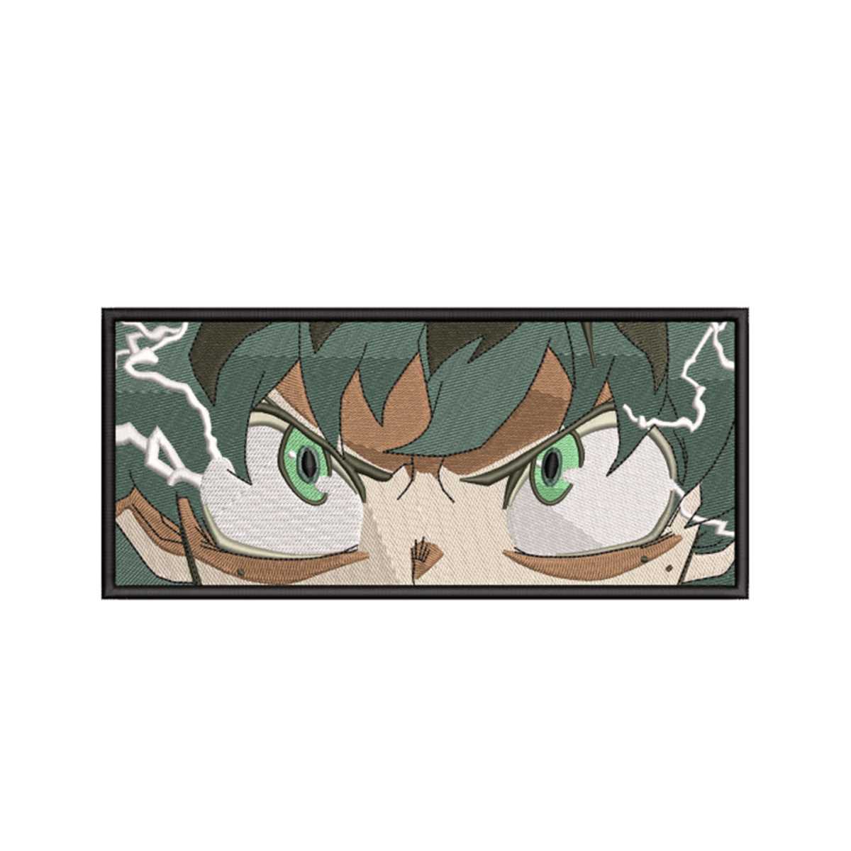 Deku Eyes Embroidery Design Anime My Hero Academia File | Inspire Uplift
