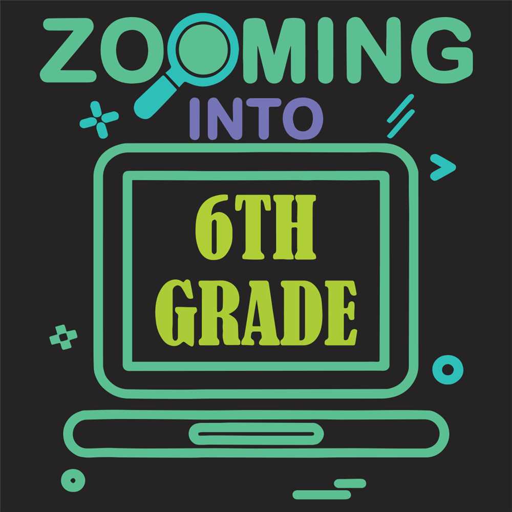 Zooming Into 6th Grade Virtual Back to School Sixth grade, 1 | Inspire ...