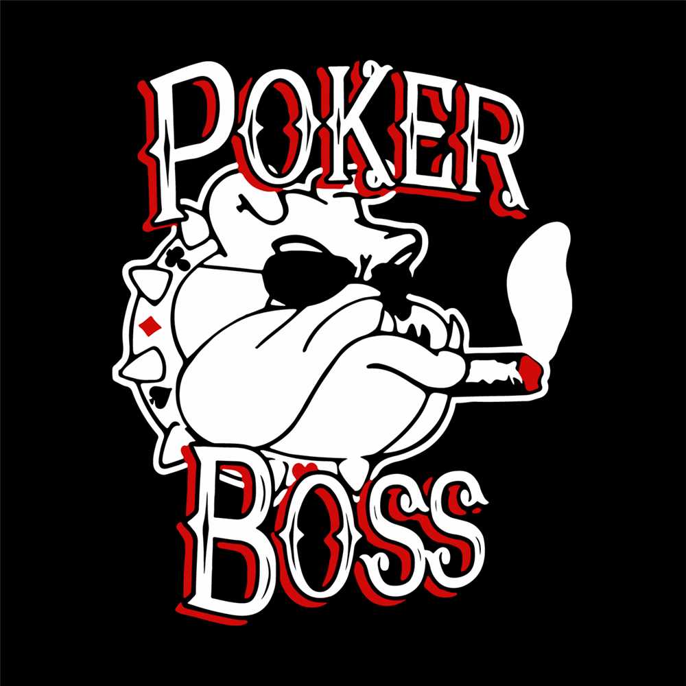 Poker boss svg, Poker svg, bulldog svg, bulldog poker svg, p | Inspire ...
