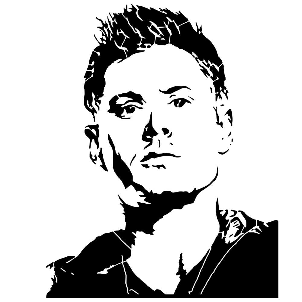 Dean winchester stencil svg,svg,bobby singer svg,sam winches - Inspire ...