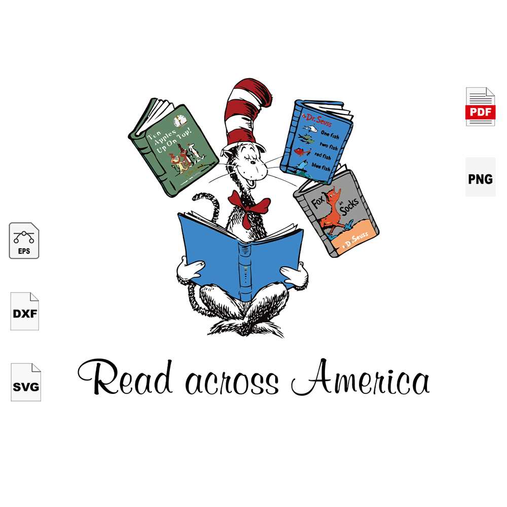 Read Across America, Dr Seuss Svg, Reading Festival, Dr Seus | Inspire ...