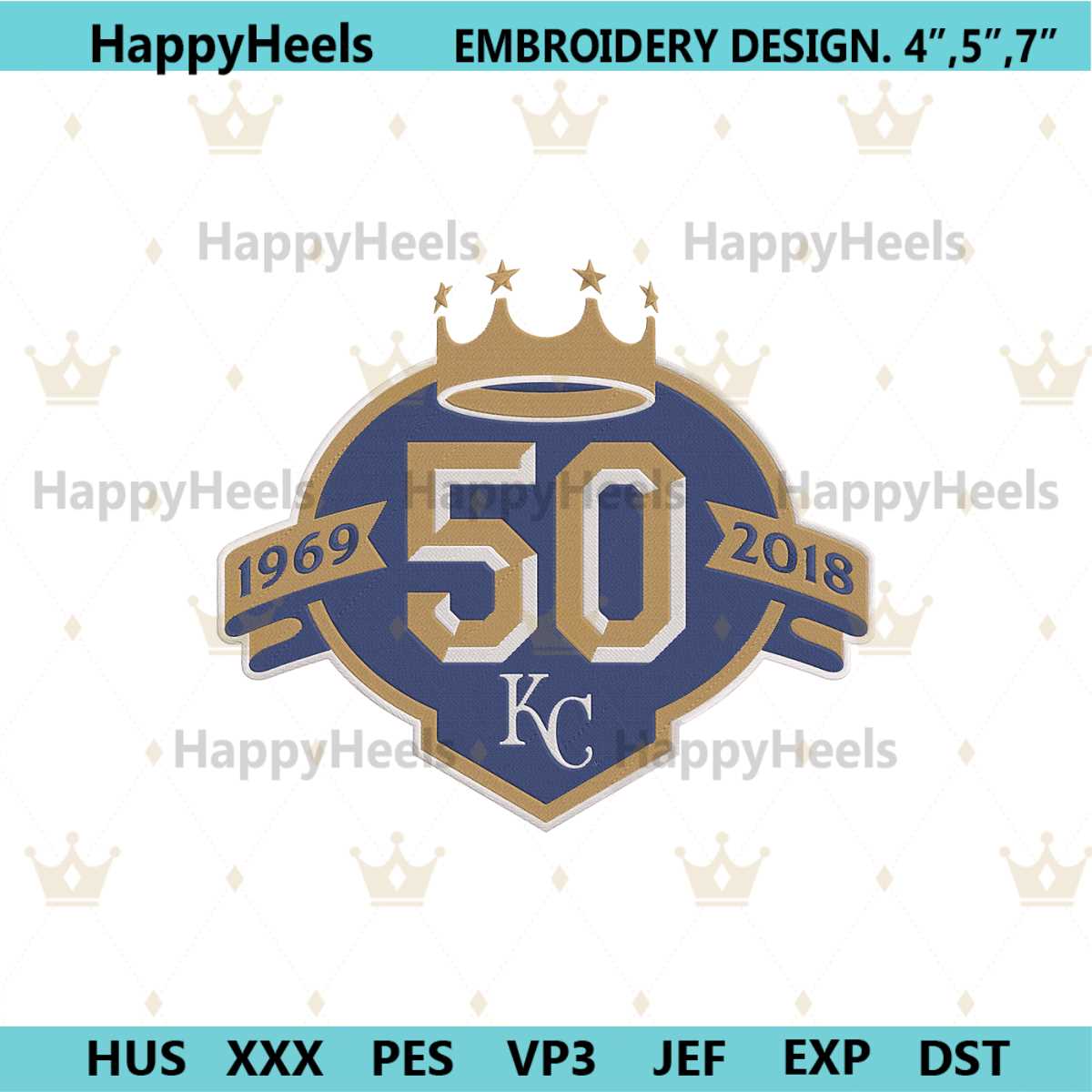 Kansas MLB Logo Embroidery Design, MLB Embroidery Download | Inspire Uplift