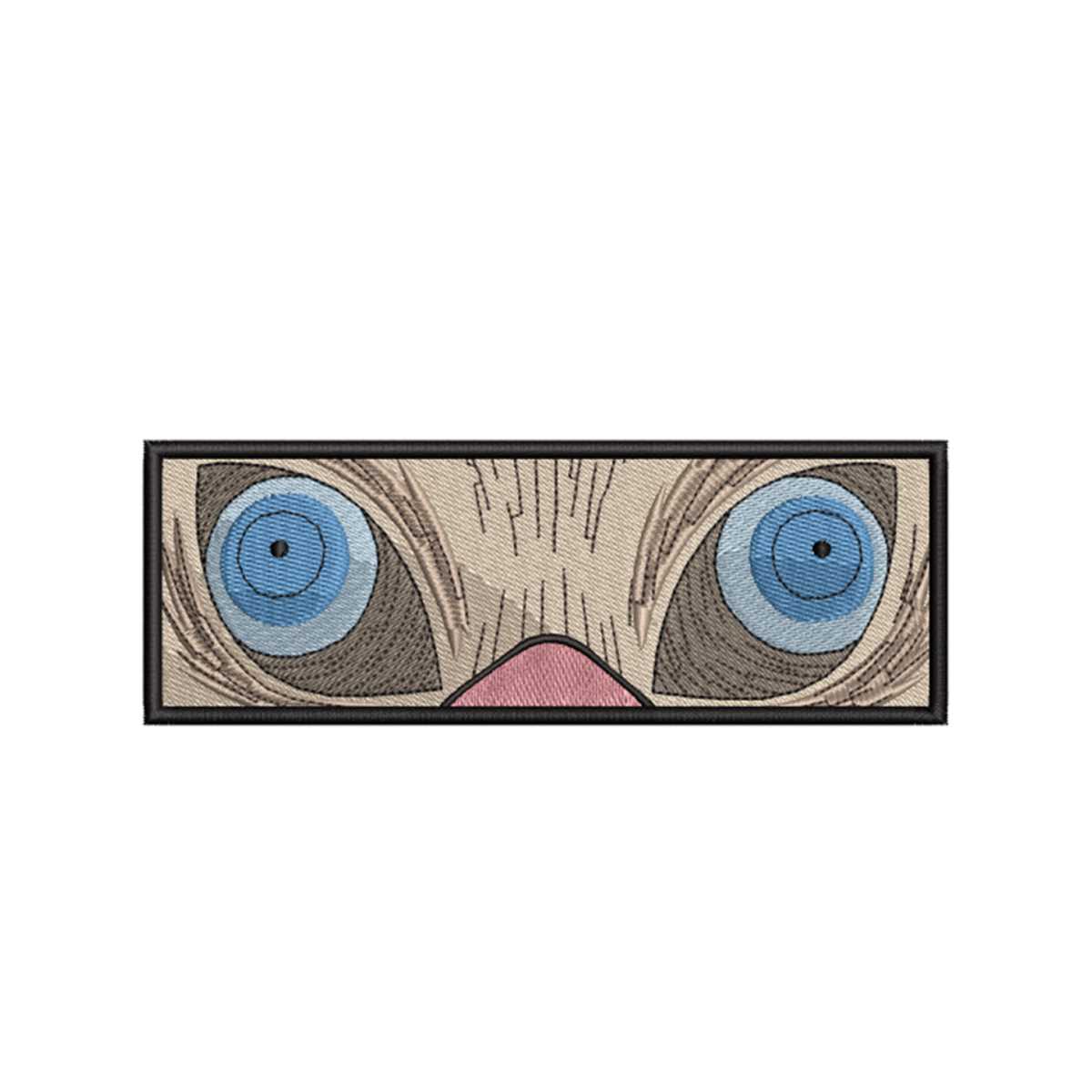 Inosuke Eyes Embroidery Design File Anime Demon Slayer | Inspire Uplift