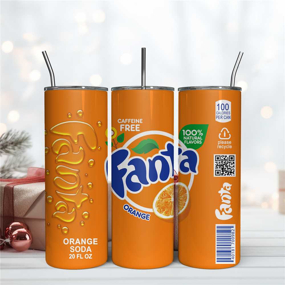 Fanta Orange 20Oz Tumbler Wrap, Digital Download PNG, Sublim - Inspire ...