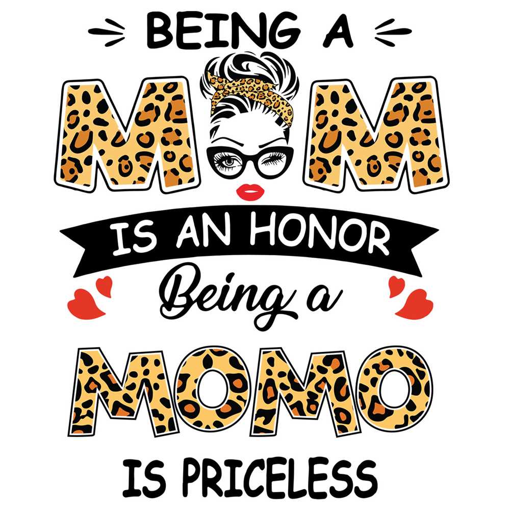 Being A Mom Is An Honor Being A Momo Is Priceless Svg, Mothe | Inspire ...