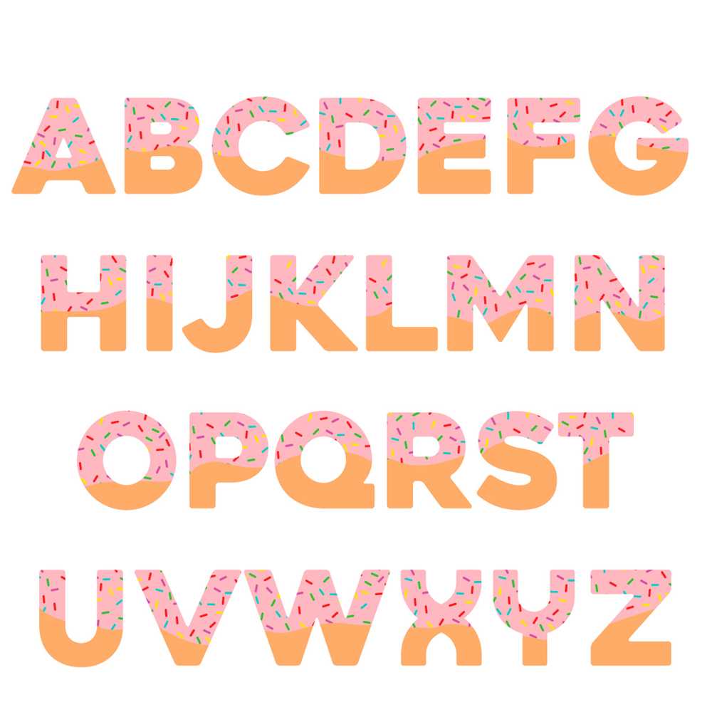 Donut Letters Font Svg, Trending Svg, Donut Svg, Alphabet Sv | Inspire ...