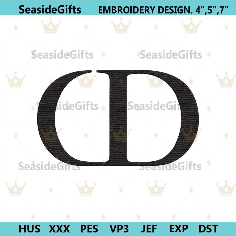 Christian Dior Logo Brand Embroidery Design Download | Inspire Uplift