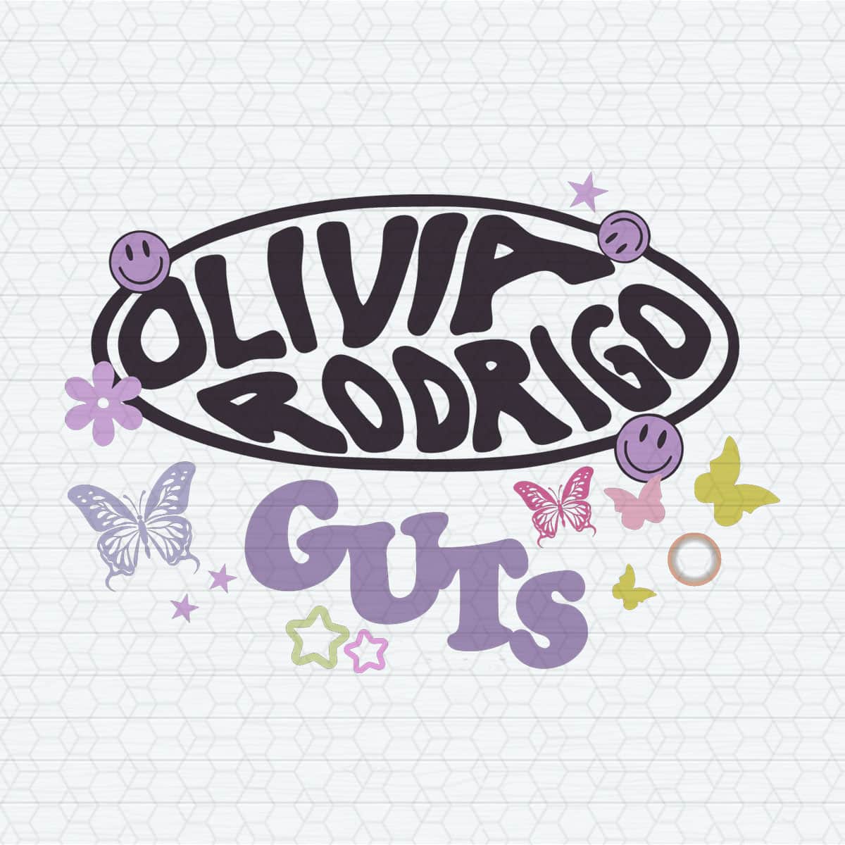 Retro Olivia Rodrigo Guts Tour 2024 SVG | Inspire Uplift