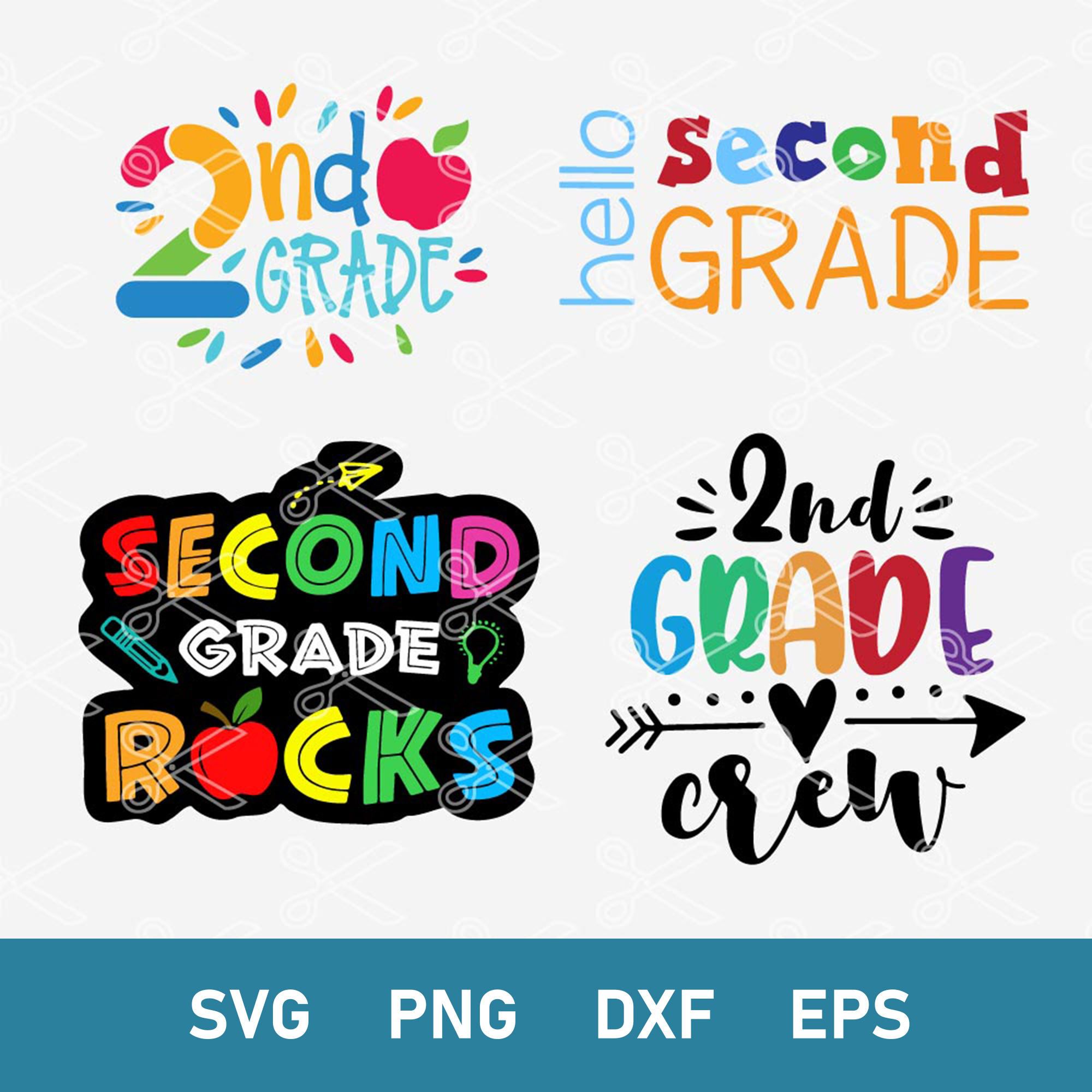 2nd Grade Svg, School Svg, First Day Of School Svg, Pencil S | Inspire ...