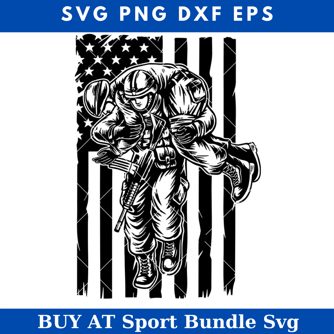American Soldier Svg, Veteran Soldier Svg, US Army Svg - Inspire Uplift