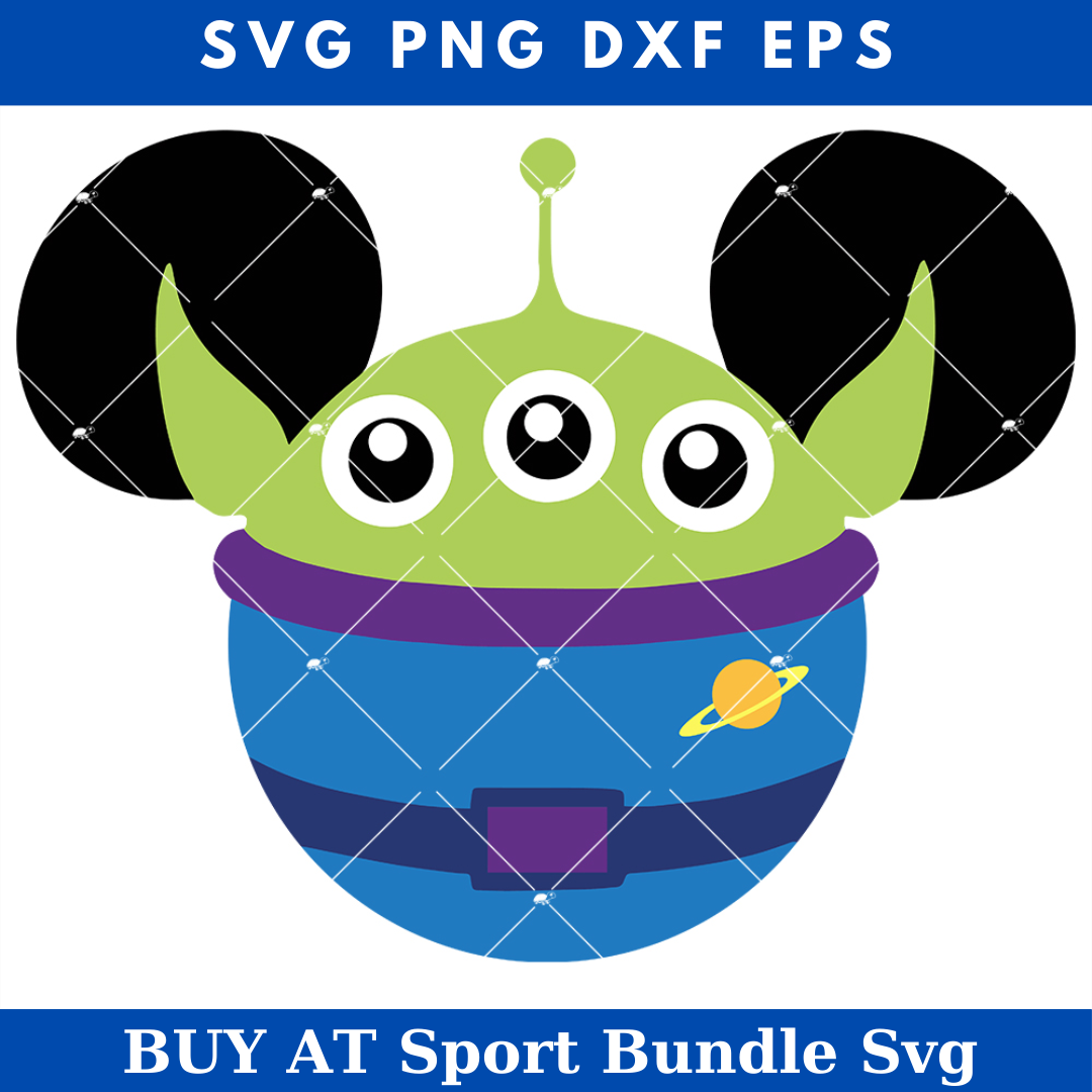 Little Green Aliens Svg, Mouse Ears Svg, Toy Story Svg | Inspire Uplift