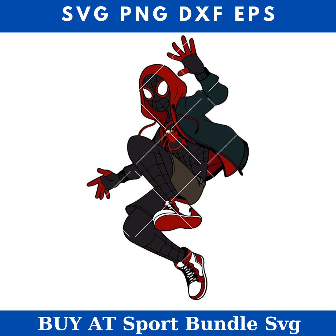 Miles Morales Svg, Across The Spider Verse Svg, Trending | Inspire Uplift