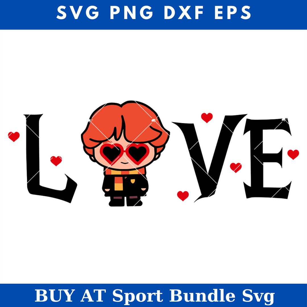 Ron Weasley Svg, Magic Wizard Love Svg, Wizard Valentines | Inspire Uplift