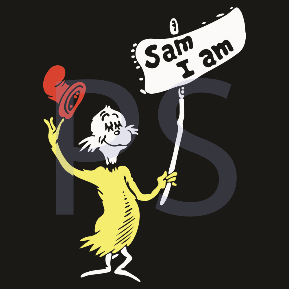 Dr Seuss Sam I Am Svg, Dr Seuss Svg, Sam Svg, Dr Seuss Sam S | Inspire ...