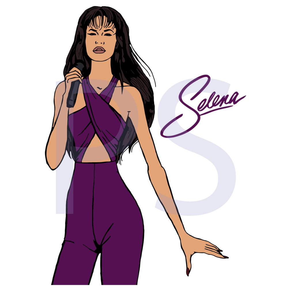 Selena Quintanilla Singing Svg, Selena Quintanilla, selena s - Inspire ...