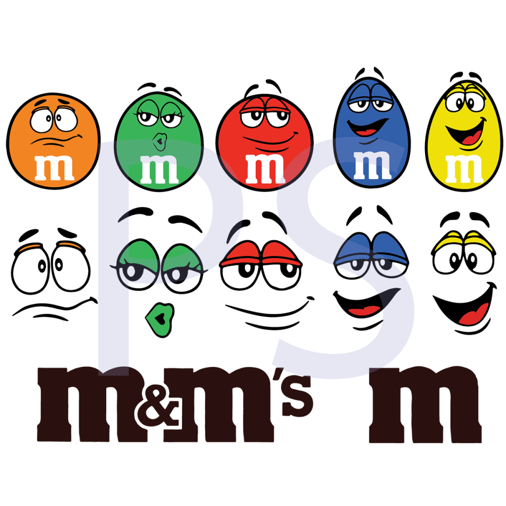 M and Ms bundle, Trending Svg, m and m face, m svg, layered | Inspire ...