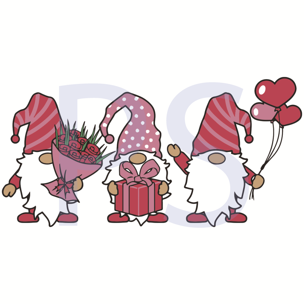 Love Gnomes Svg Valentine Svg Gnomes Svg Gnomes Valentine Inspire