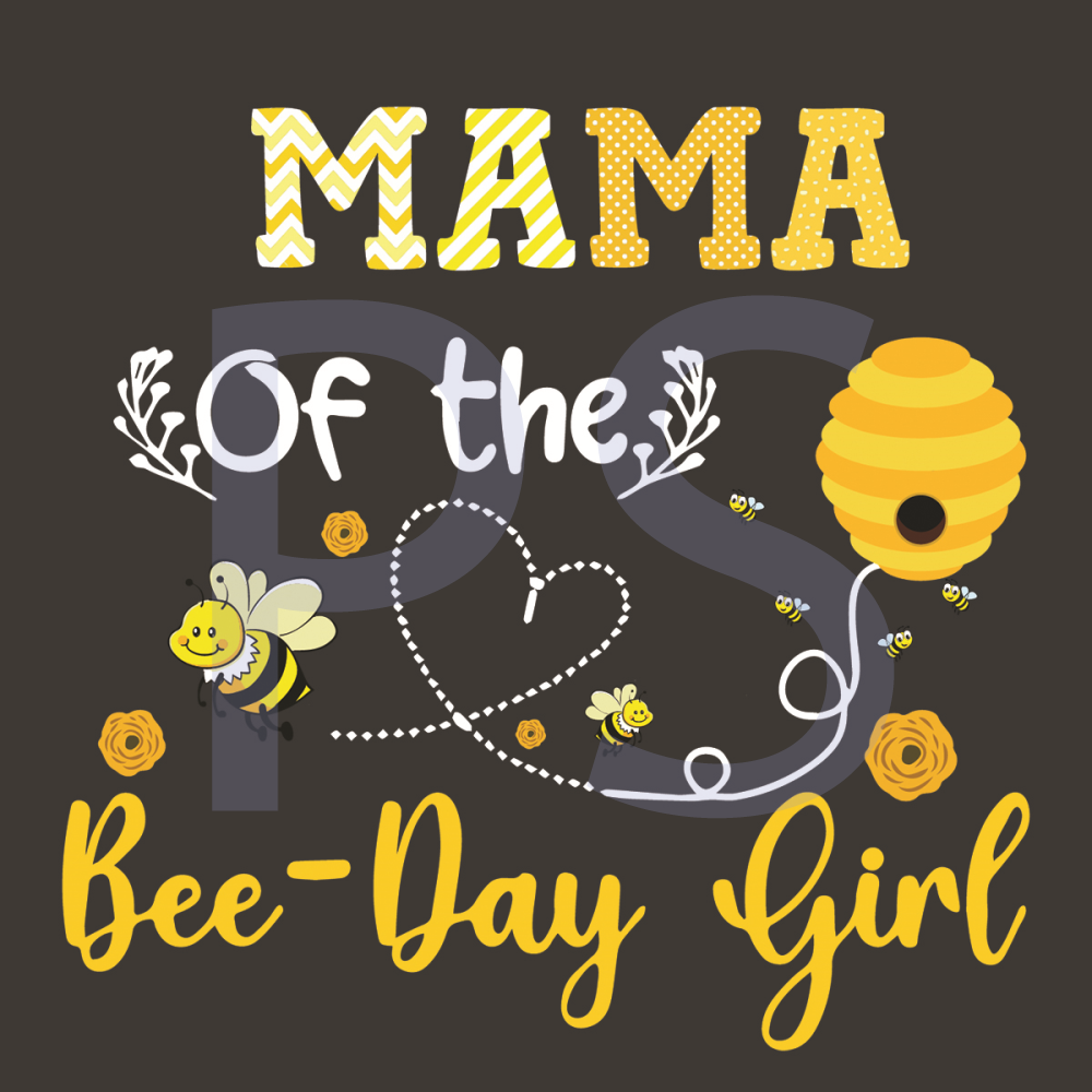 Mama Of The Bee Day Girl Svg, Birthday Svg, Mama Svg, Birthd - Inspire ...